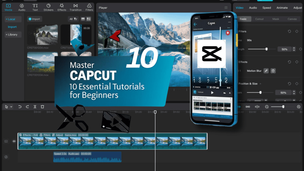 Master CapCut: 10 Essential Tutorials for Beginners - The Protec Blog