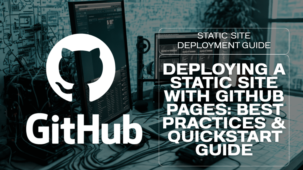Deploying a Static Site with GitHub Pages: Best Practices Guide - The Protec Blog
